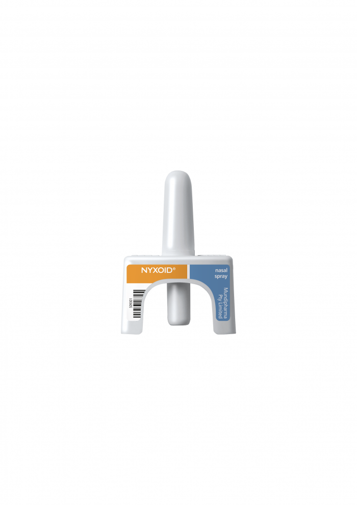 MUN5841_Nyxoid Retouch device only HR – NYXOID® Nasal Spray